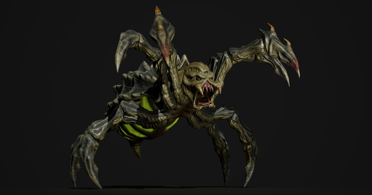 Evil Spider 4 | 3D Creatures | Unity Asset Store