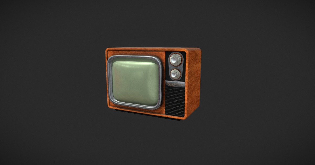 70's Television | 3D Electronics | Unity Asset Store