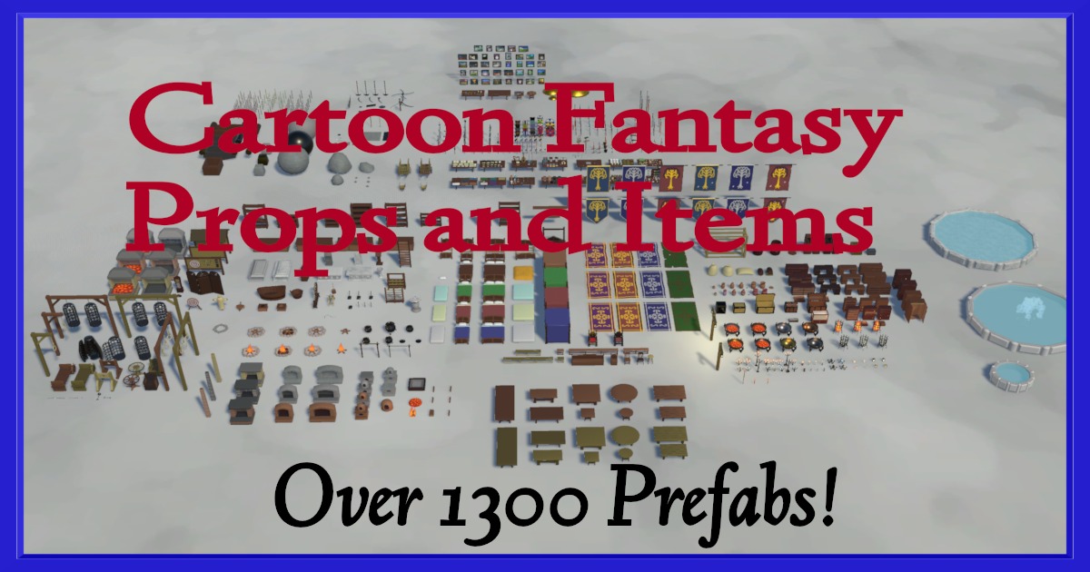 Cartoon Fantasy Props and Items | 3D Props | Unity Asset Store