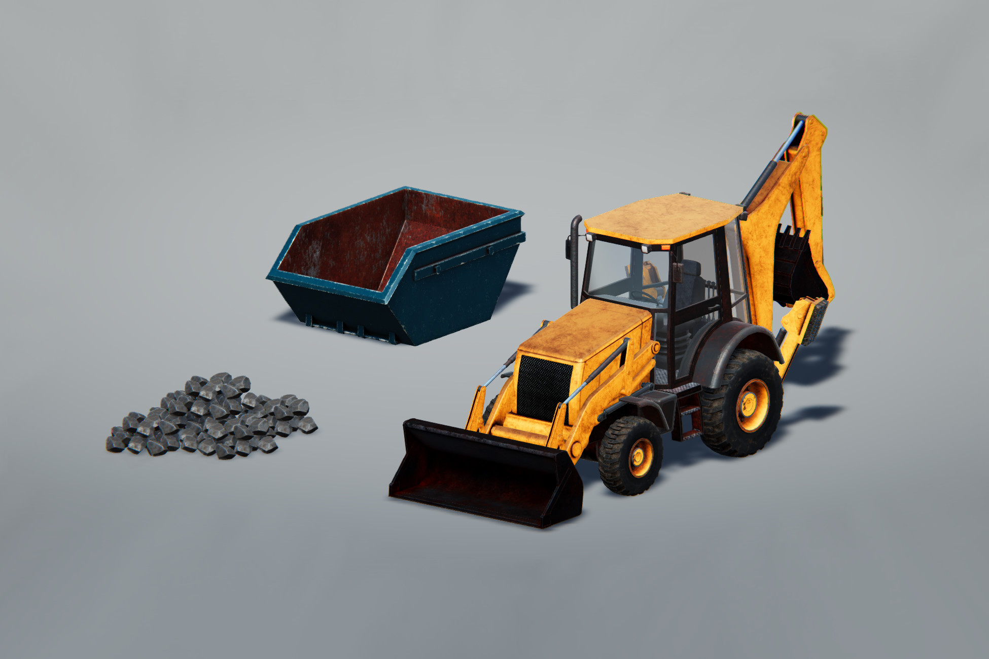 Backhoe Controller - HEAVY MACHINERY | Systems | Unity Asset Store