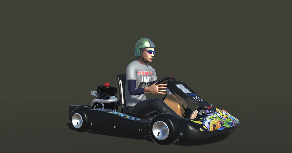 Gokart Actions | 3D Animations | Unity Asset Store