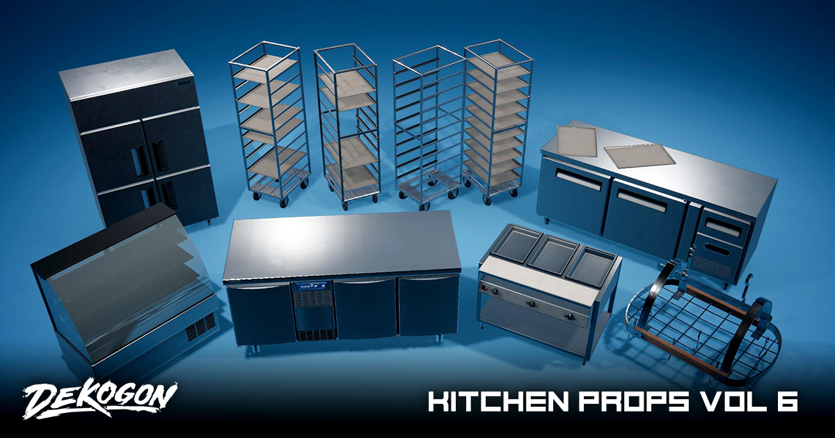 Kitchen Props - VOL.6 | 3D Props | Unity Asset Store