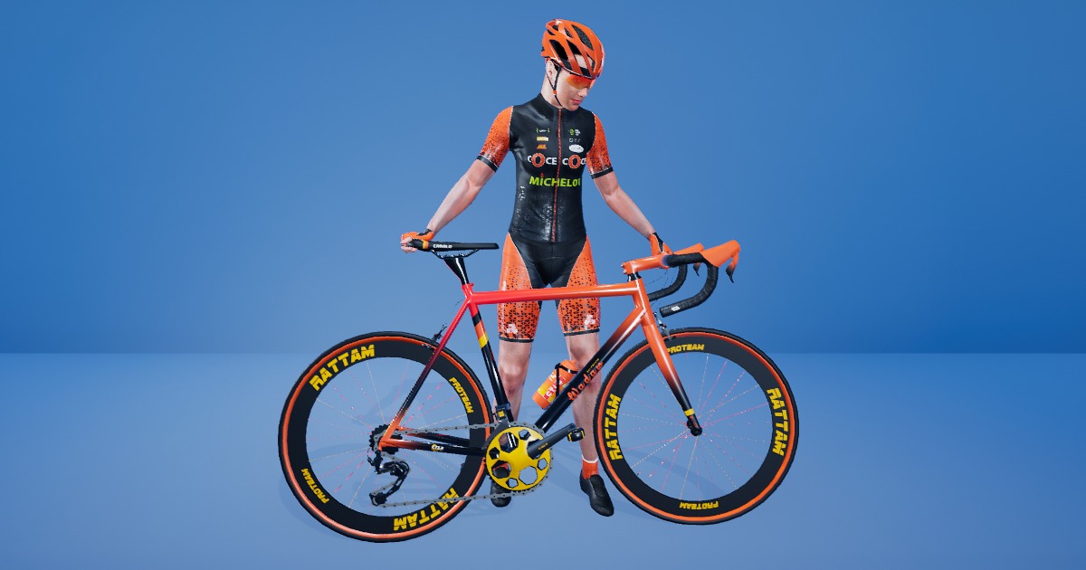 Female Cyclist Animated | 3D Characters | Unity Asset Store