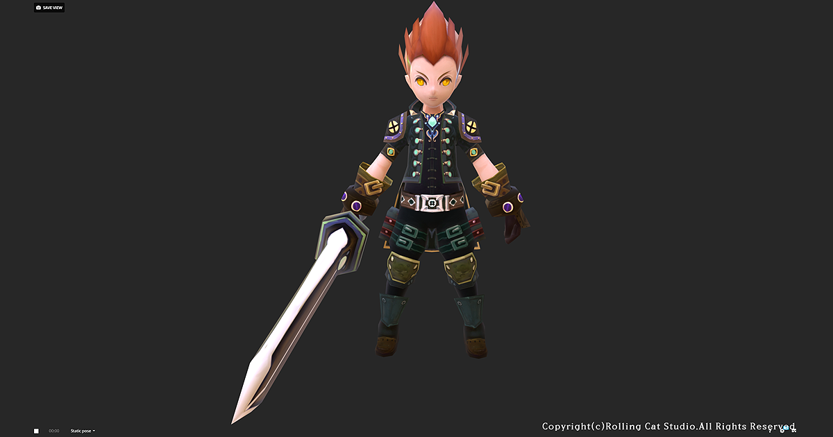RPG Knight Character Man Cartoon A | 3D Characters | Unity Asset Store