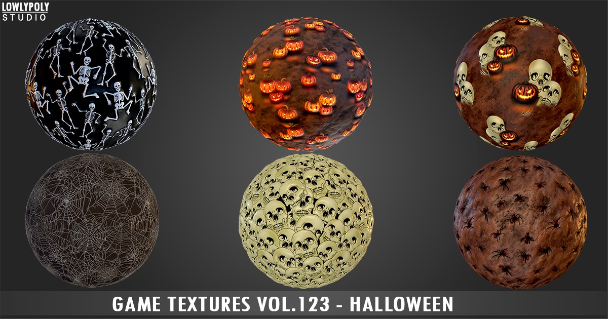 Halloween Vol.123 - Stylized Textures | 2D Textures & Materials | Unity ...