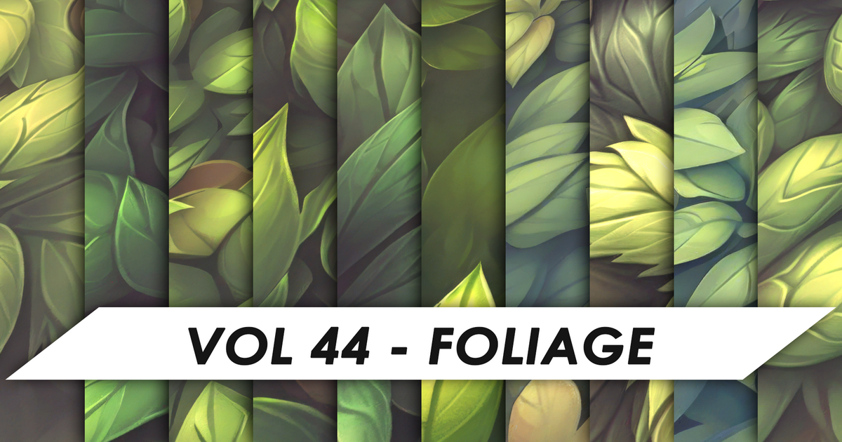 Hand Painted Textures - Vol 44 - Foliage | 2D Textures & Materials ...
