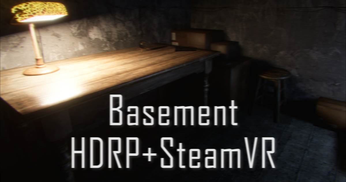 Basement HDRP+SteamVR | 3D Environments | Unity Asset Store