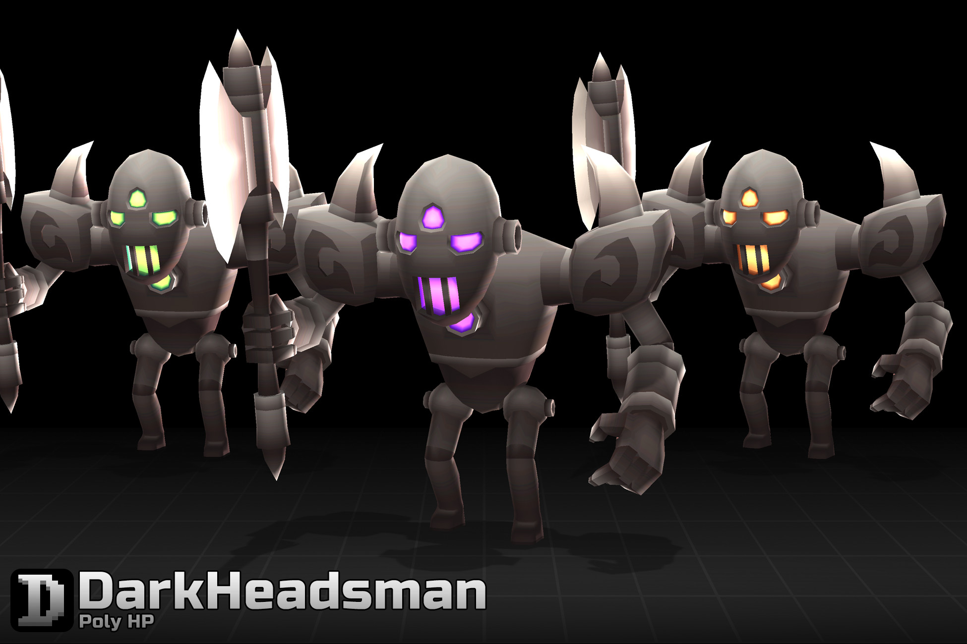 Poly HP - DarkHeadsman | 3D 생물 | Unity Asset Store