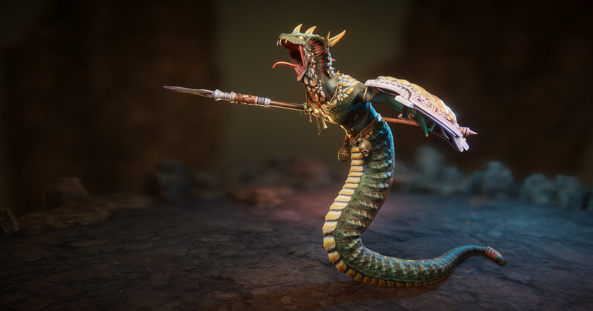 Snake warrior I | 3D Creatures | Unity Asset Store
