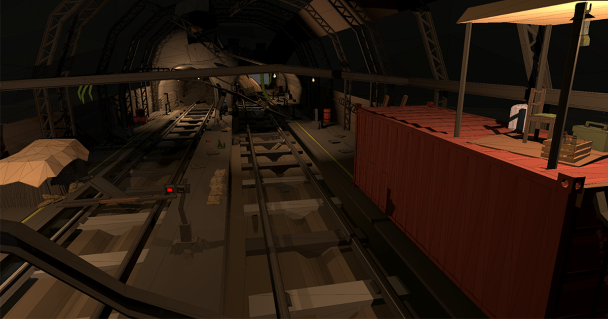 Low Poly - Apocalypse Metro Station | 3D Environments | Unity Asset Store