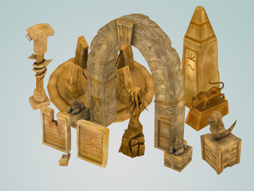 Ancient Architecture Monuments | 3D Historic | Unity Asset Store
