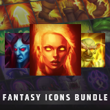Fantasy RPG Icons Bundle