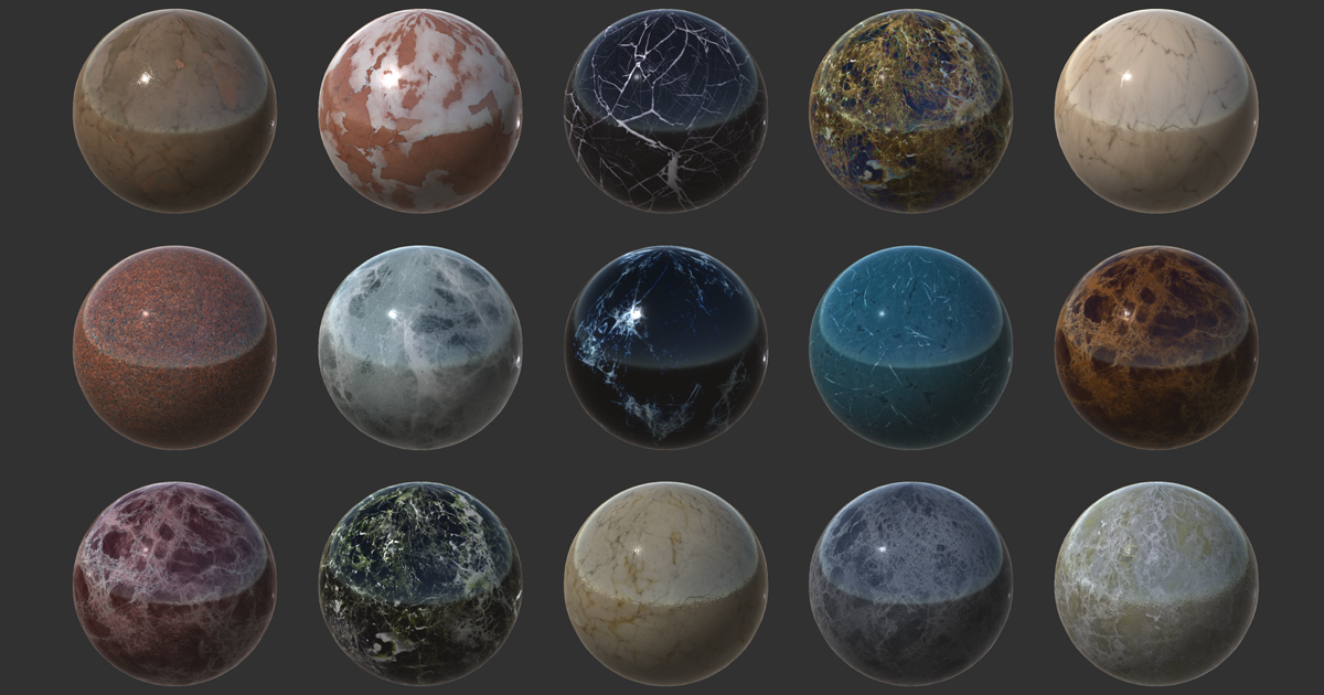 Material Pack - Marble (4K) | 2D Textures & Materials | Unity Asset Store