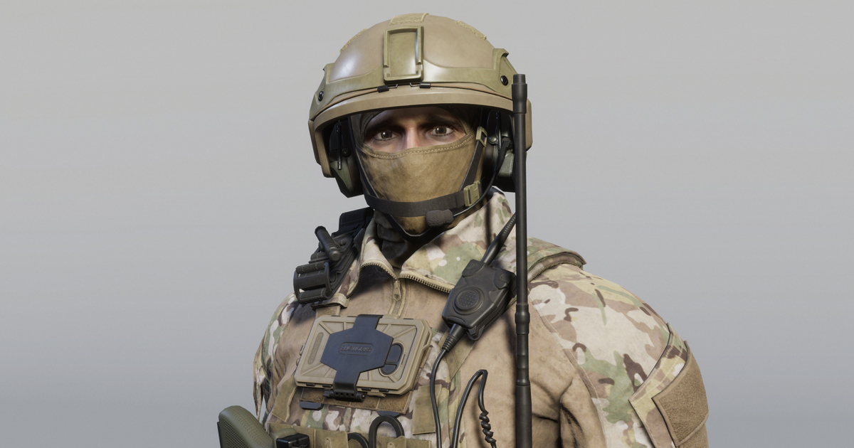 US Modern Soldier D | 3D Humanoids | Unity Asset Store