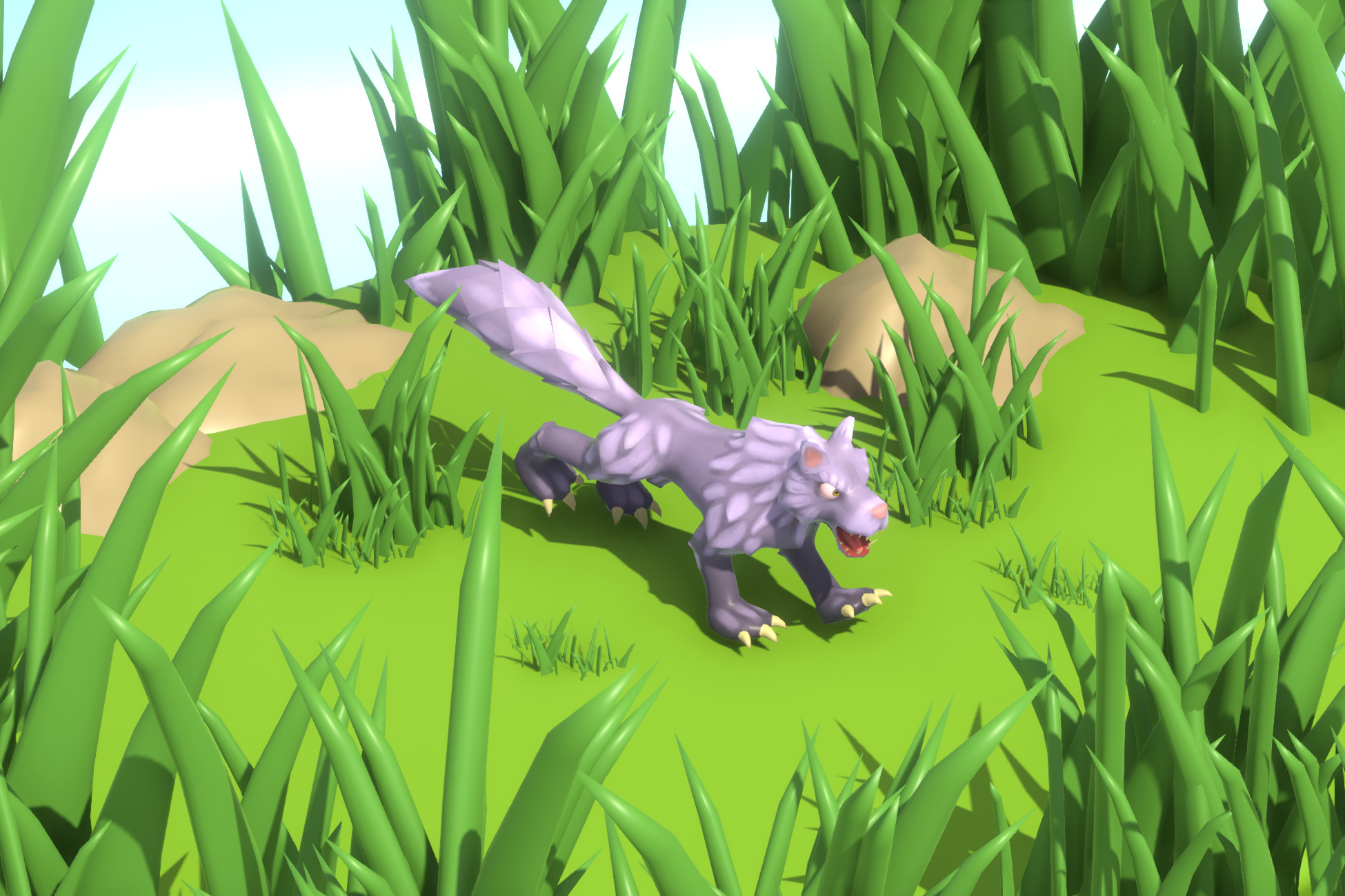 Wolf - Casual Fantasy | 3D Creatures | Unity Asset Store