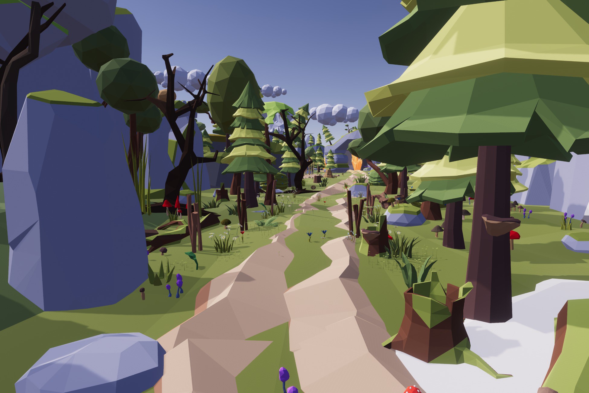 Low Poly Nature Pack RG | 3D Environments | Unity Asset Store