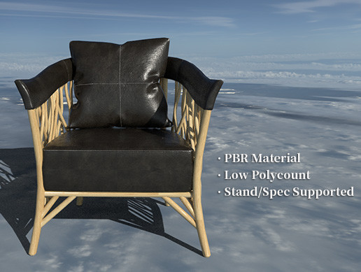 Low Poly PBR Chair | 3D Furniture | Unity Asset Store