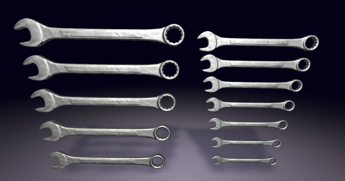 Combine Wrench | 3D 工具 | Unity Asset Store