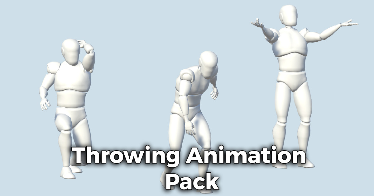 Throwing Animation Pack | 3D Animations | Unity Asset Store