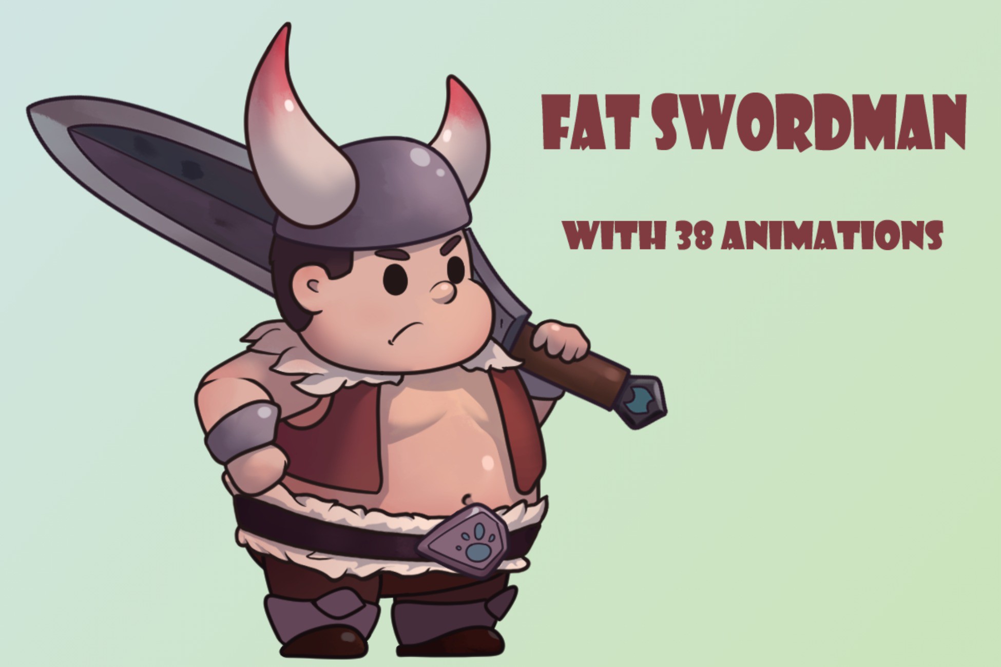 FatSwordman | 2D Characters | Unity Asset Store