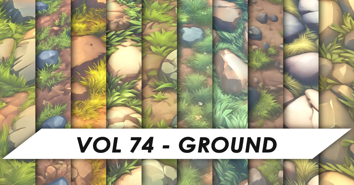 Stylized Textures - Vol 74 - Ground | 2D Textures & Materials | Unity ...
