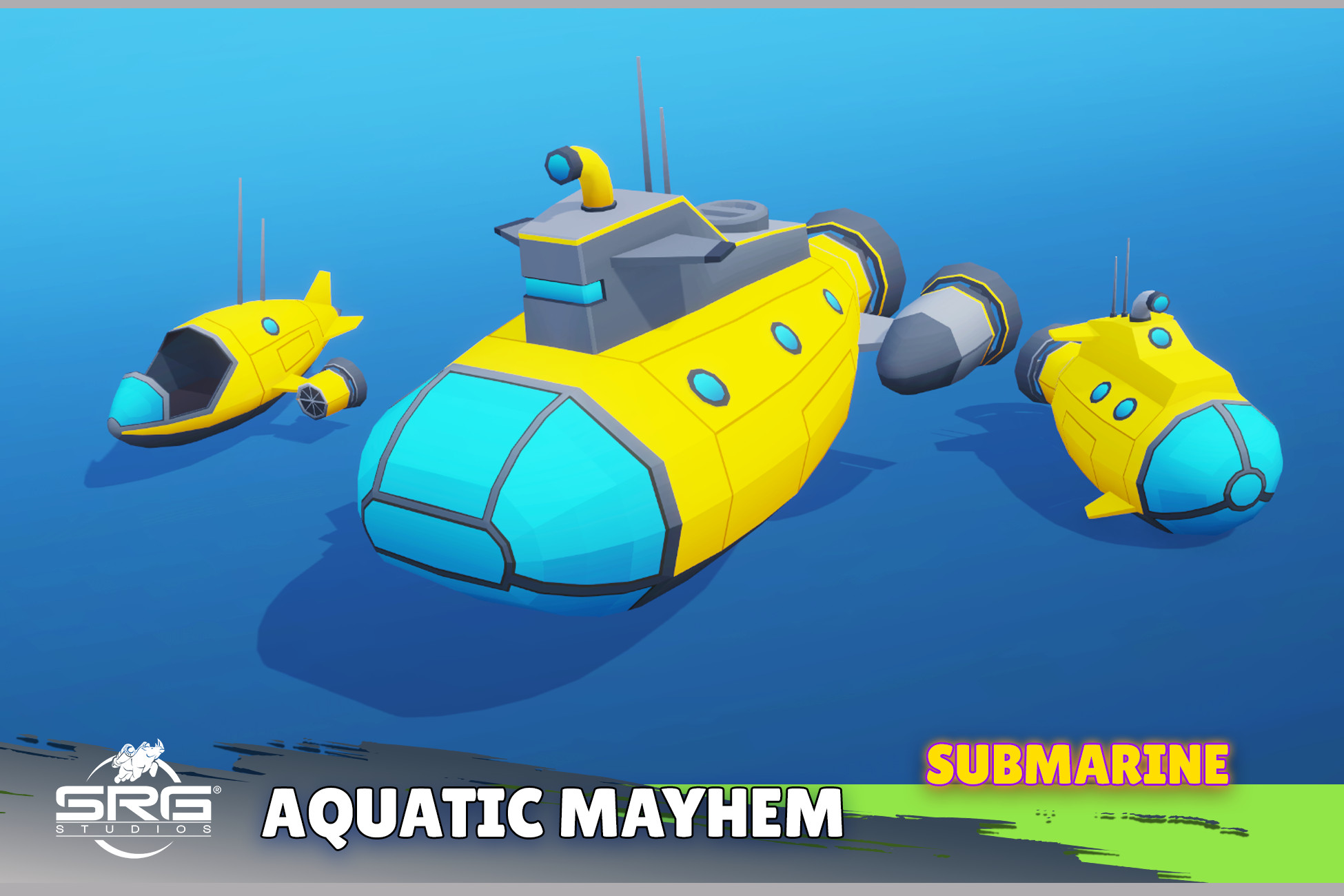 Aquatic Mayhem - Submarine | 3D Sea | Unity Asset Store