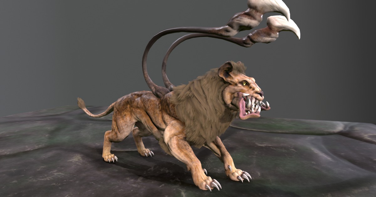 Lion Mutant | 3D Characters | Unity Asset Store