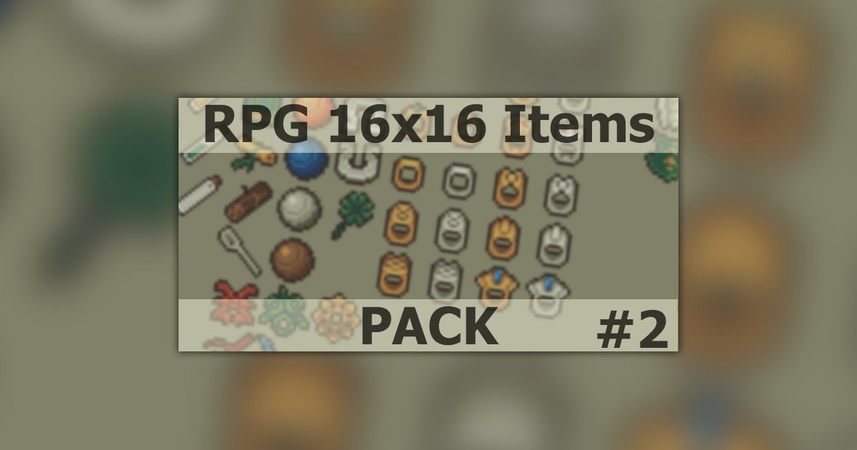 Pixel Art - RPG 16x16 Items Pack #2 | 2D Icons | Unity Asset Store