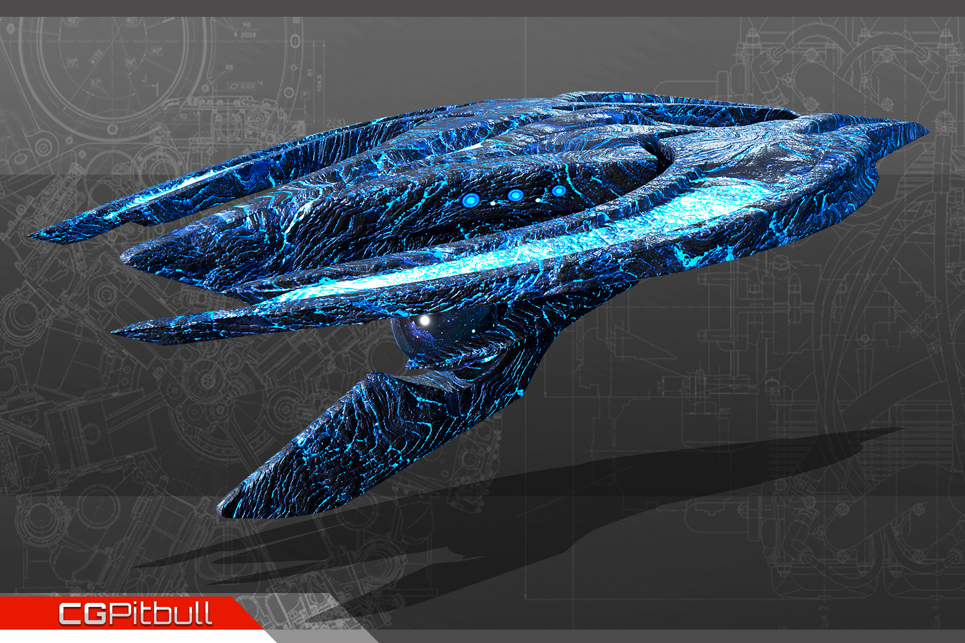 Alien Krag / Frigate | 3D Space | Unity Asset Store