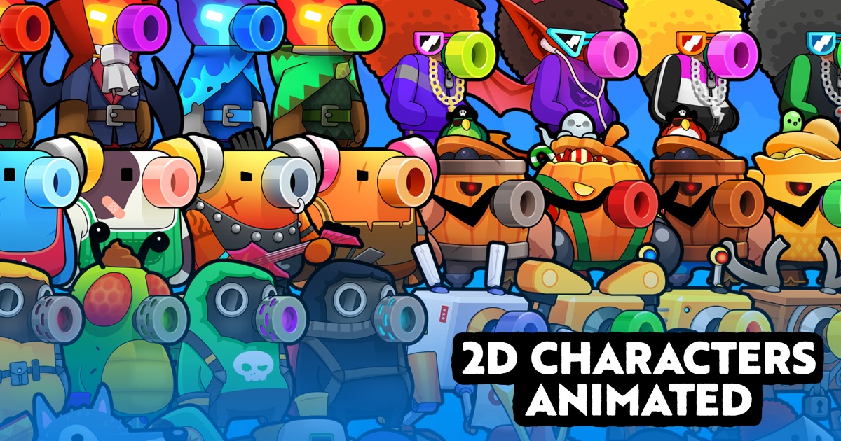 2D Characters - Casual | 2D Characters | Unity Asset Store