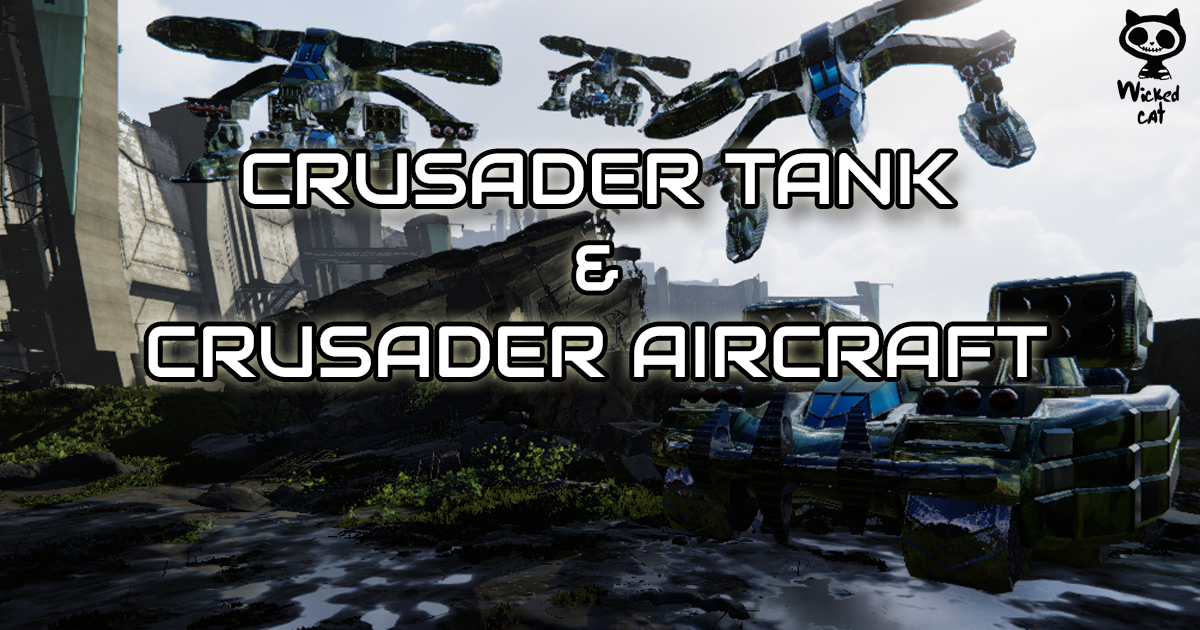 Crusader Tank & Aircraft | 3D | Unity Asset Store
