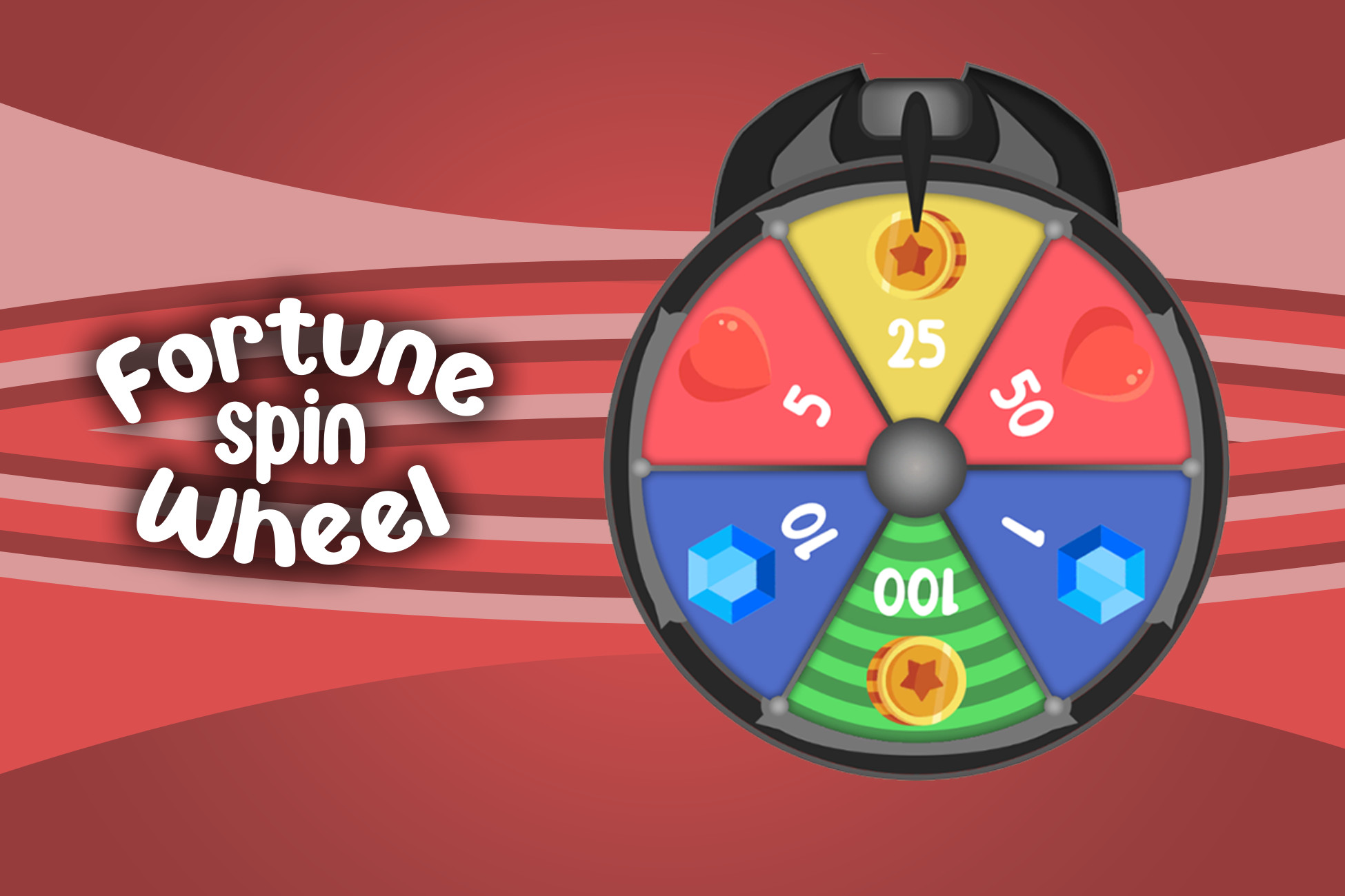Fortune Spin Wheel - Real Physics | 2D | Unity Asset Store