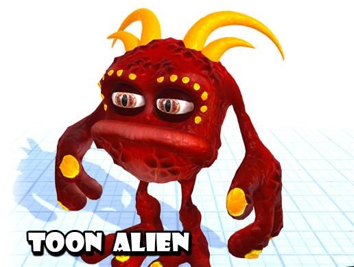 Toon Alien | 3D Characters | Unity Asset Store