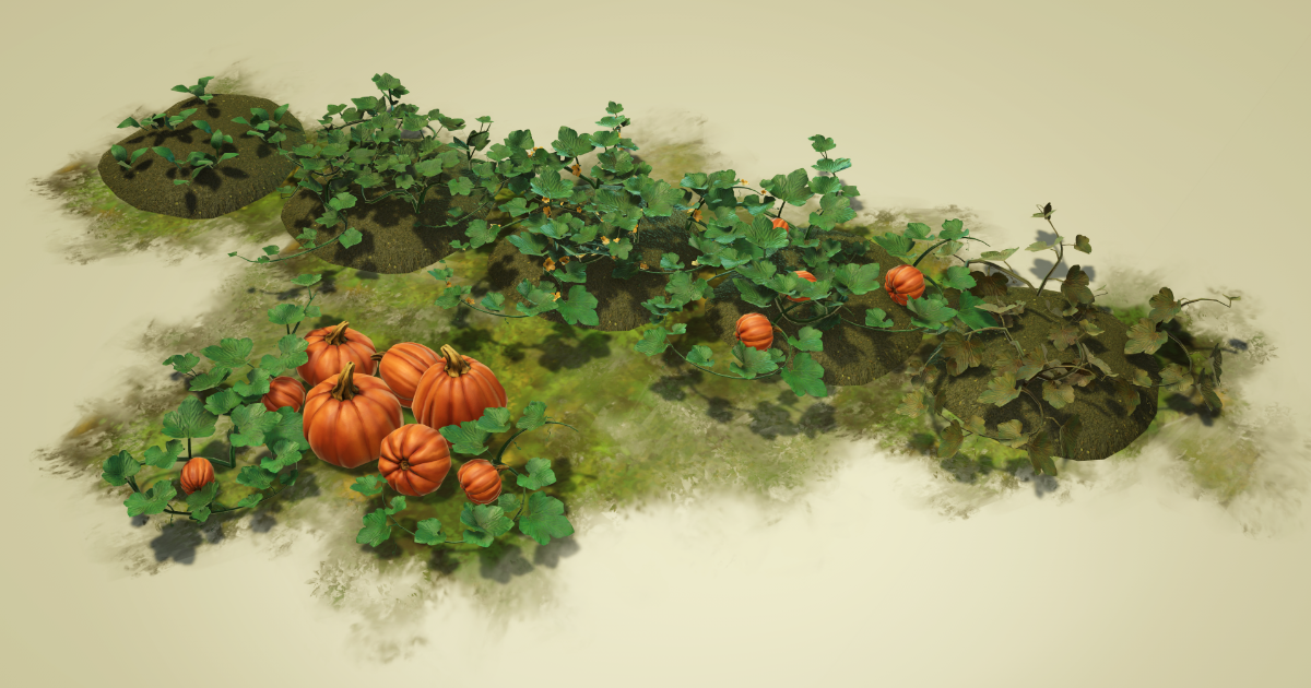 Wild Harvest: Pumpkins & Squashes | 3D Vegetation | Unity Asset Store