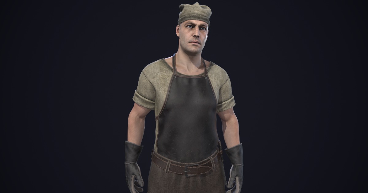 [Modular] Medieval Butcher | Executioner | 3D Characters | Unity Asset ...