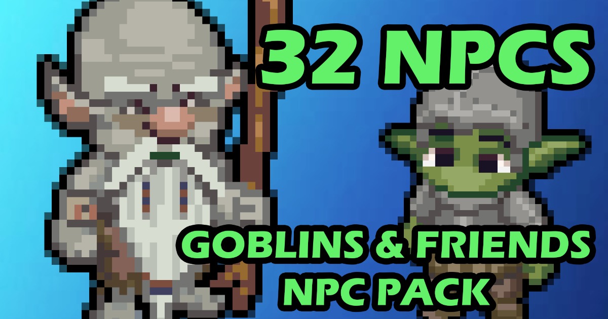 Goblins & Friends NPC Sprite Pack | 2D Characters | Unity Asset Store