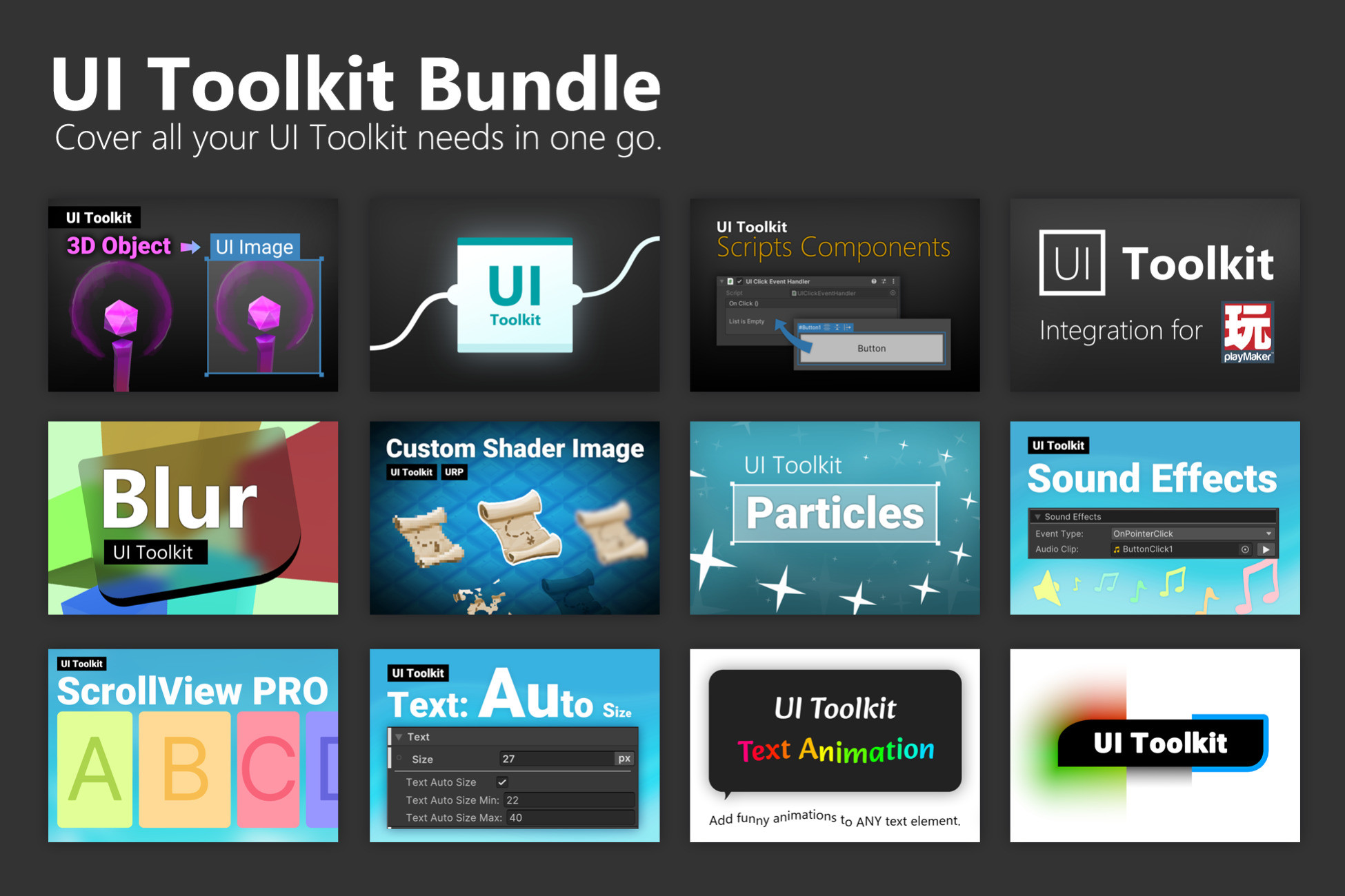 UI Toolkit Bundle 2 | 2D GUI | Unity Asset Store