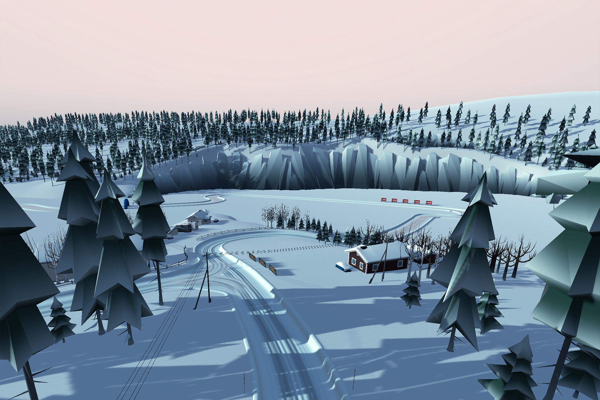 Cartoon Rally Track Sweden | 3D Roadways | Unity Asset Store