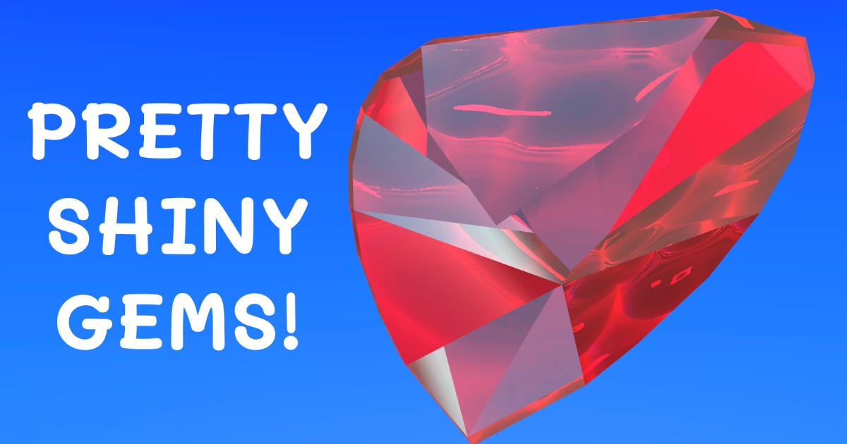 Shiny Pretty Gems! | 3D Props | Unity Asset Store