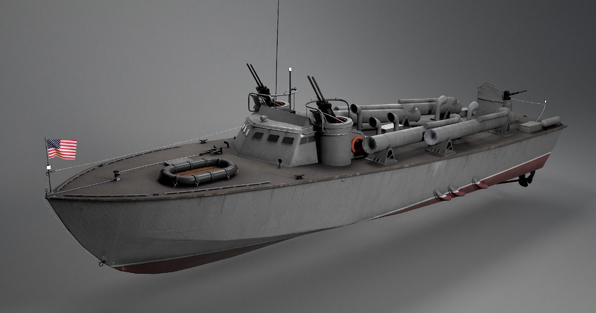 Higgins PT-71 boat | 3D 해상 | Unity Asset Store