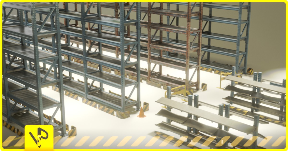 Rack pack | 3D Industrial | Unity Asset Store