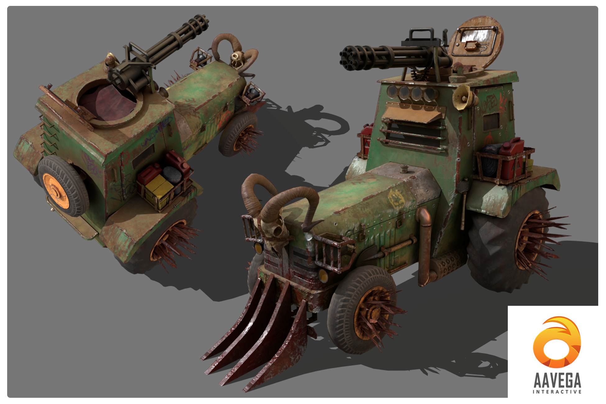 Zombie Apocalypse Tractor | 3D Land | Unity Asset Store