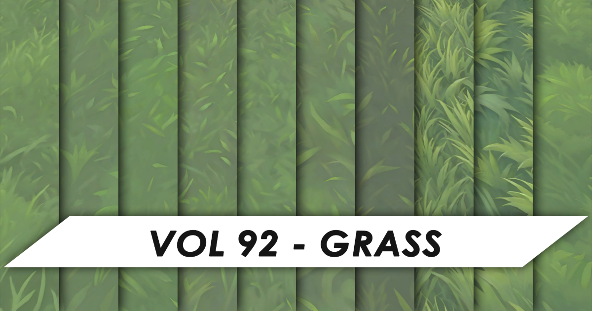 Stylized Textures - Vol 92 - Grass | 2D Textures & Materials | Unity ...