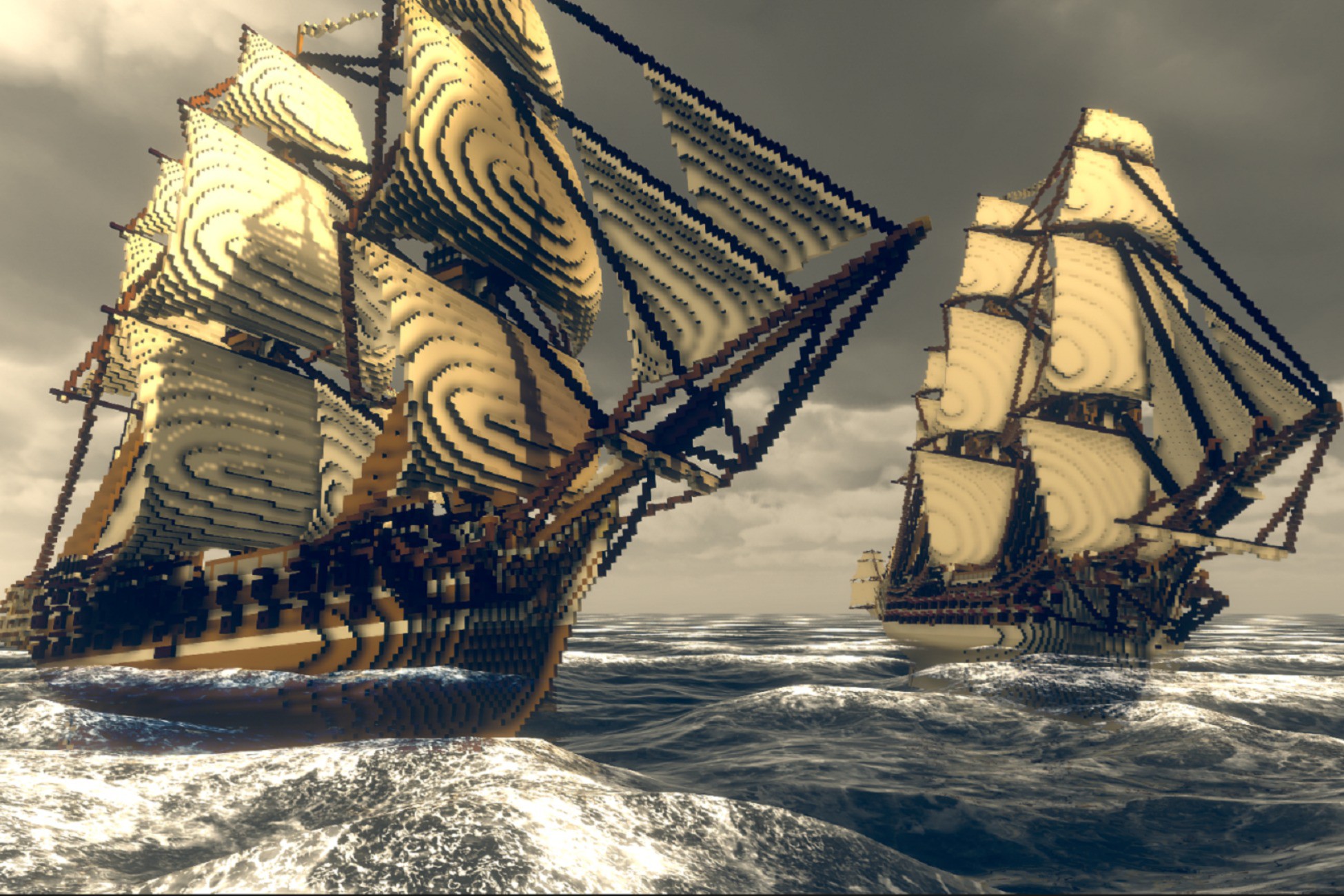 3D Voxel Models Collection - Ships | 3D Sea | Unity Asset Store