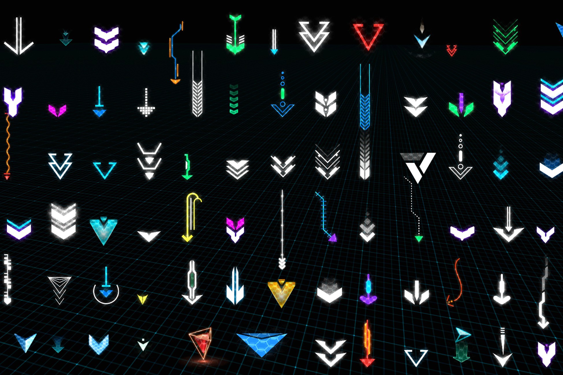 Sci-Fi UI Arrow Collection | 2D GUI | Unity Asset Store