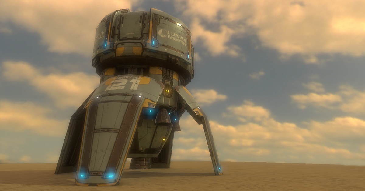 Orbital Reentry Craft - No Interior | 3D Space | Unity Asset Store