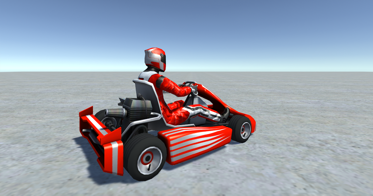 Low Poly Kart With Player 8 | 3D Land | Unity Asset Store