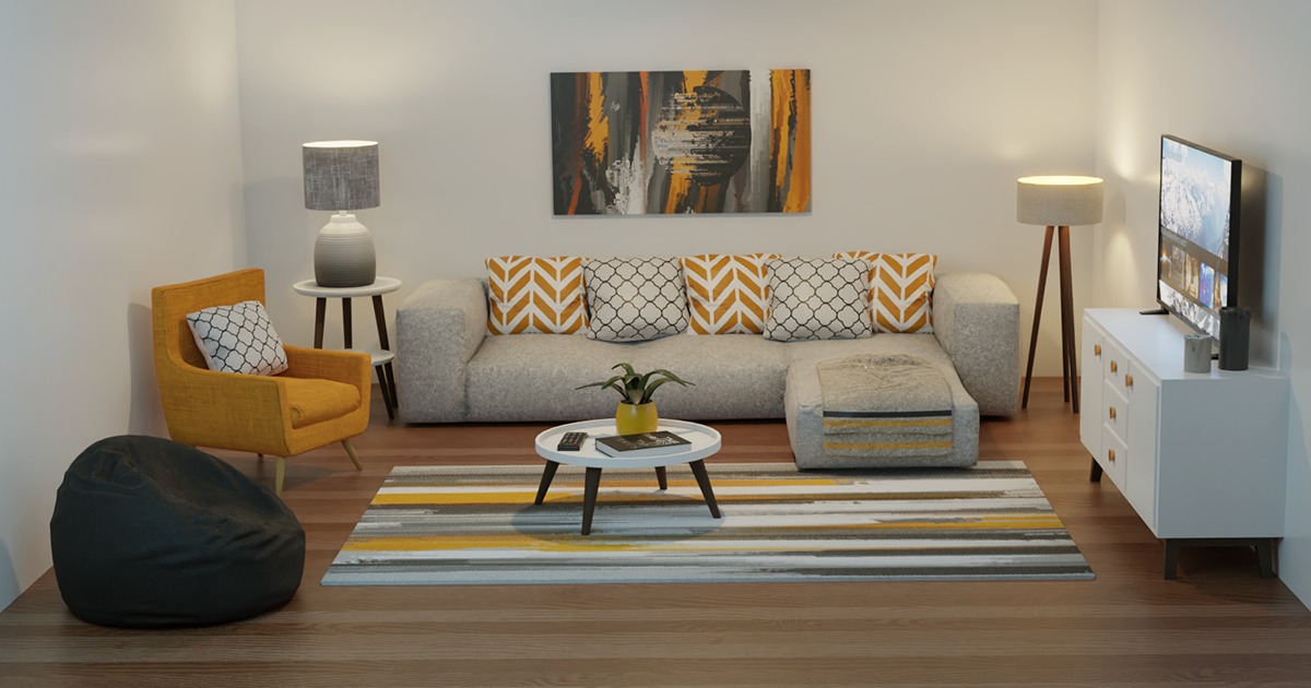 Living Room Items - HDRP | 3D Furniture | Unity Asset Store