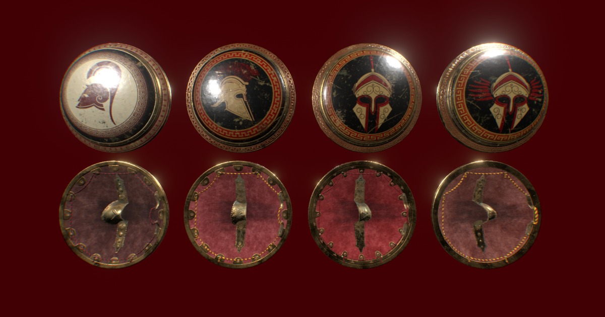 Shields Mythology Pack 2 | 3D Weapons | Unity Asset Store