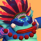 3D Gekko character with animation